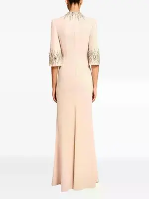 Jenny Packham Ilana Embellished Maxi Dress - Neutrals