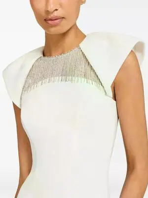 Jenny Packham Sonder Embellished Maxi Dress - Neutrals
