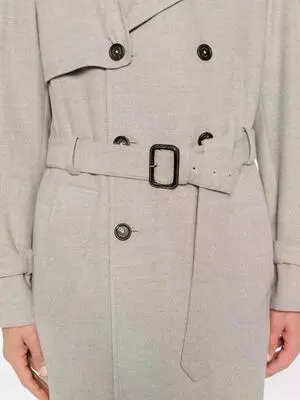 Eleventy Belted Double-breasted Trench Coat