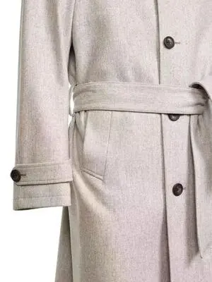 D4.0 Belted Coat - Grey
