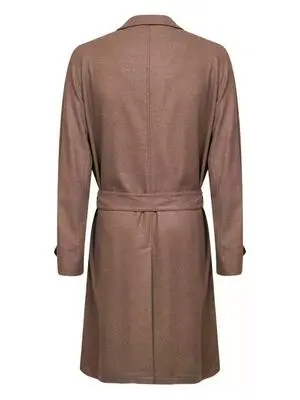D4.0 Belted Coat - Brown