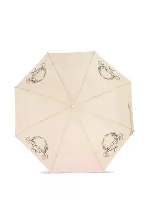 Moschino Logo-print Umbrella - Neutrals