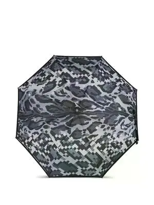 Moschino Pixel-print Umbrella - Grey