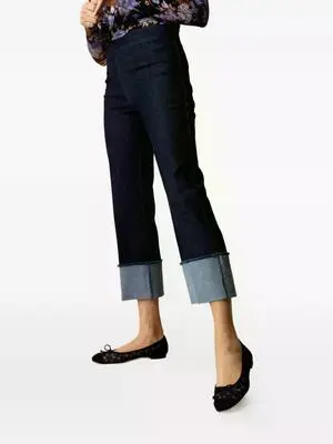 Avenue Montaigne Bonnie Cuffed-hem Jeans