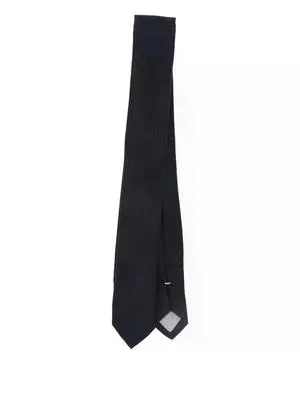 Eleventy Wool Tie - Blue