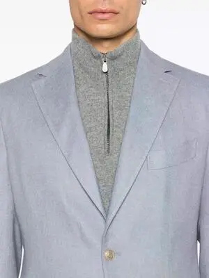 Eleventy Patch-pocket Single-breasted Blazer