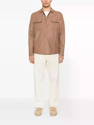 Eleventy Chest-pockets Overshirt