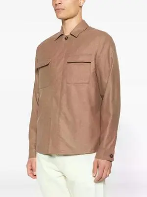 Eleventy Chest-pockets Overshirt