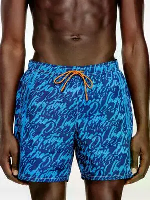 DIESEL Printed Swim Shorts