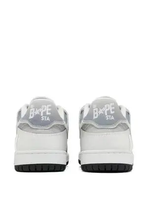 A BATHING APE Sk8 Sta Star Panelled Sneakers