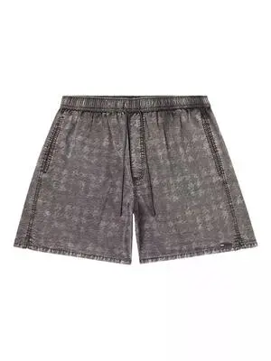 DIESEL® Drawstring Denim-effect Swim Shorts