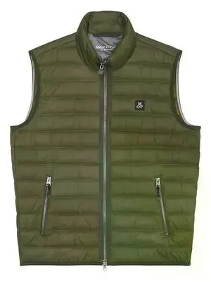 Marc O'polo Quilted Zip-up Gilet - Green