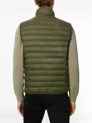 Marc O'polo Quilted Zip-up Gilet - Green