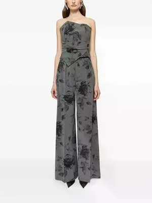 NISSA Floral-print Trousers