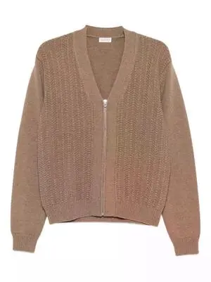 FURSAC V-neck Zip-up Cardigan