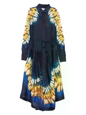 ALEMAIS Tie-dye Maxi Dress
