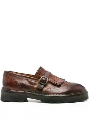 Eleventy Tassel-buckle Monk Shoes