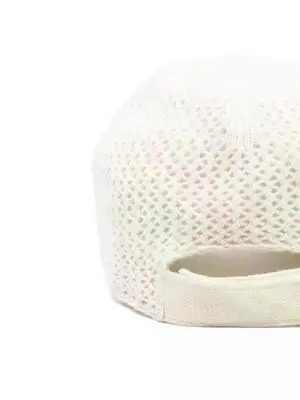 Eleventy Knitted Baseball Cap - Neutrals
