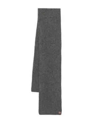Eleventy Ribbed Scarf - Grey