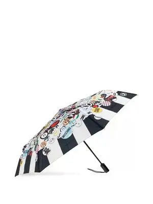 Moschino Patterned-border Umbrella