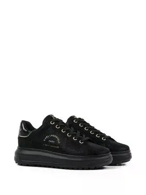 Karl Lagerfeld Logo Eyelet Trainers