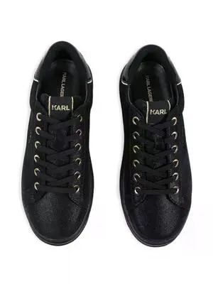 Karl Lagerfeld Logo Eyelet Trainers
