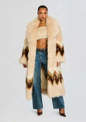 Retrofete Magali Faux Fur Coat