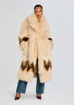 Retrofete Magali Faux Fur Coat