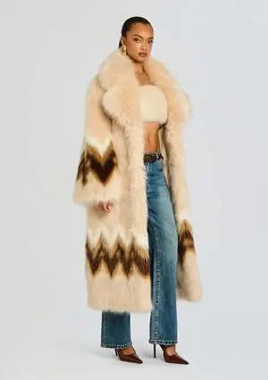 Retrofete Magali Faux Fur Coat