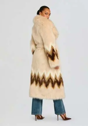 Retrofete Magali Faux Fur Coat