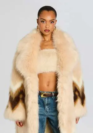 Retrofete Magali Faux Fur Coat