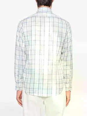 Eleventy Checked Long-sleeve Shirt