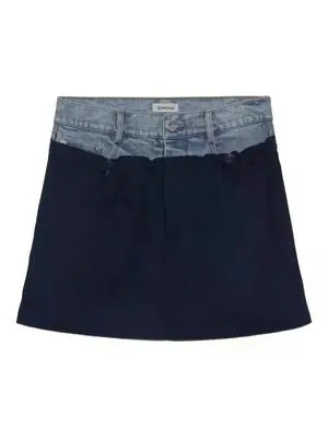 Simkhai Hampton Mini Skirt - Blue