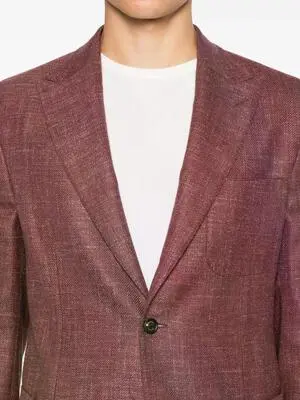 Eleventy Single-breasted Patch-pocket Blazer