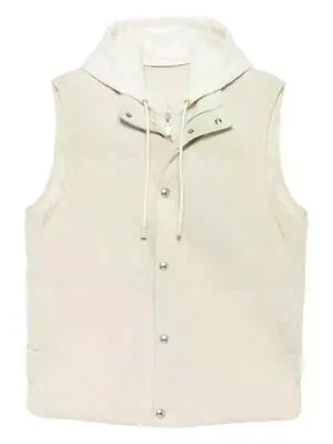 Eleventy Hooded Vests For Men
