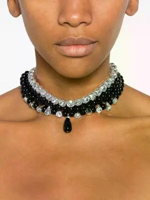 ATU BODY COUTURE Beaded Crystal Necklace