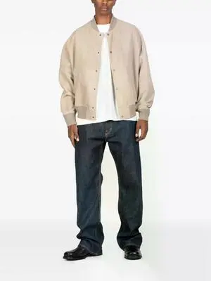 SALVATORE SANTORO Buttoned Bomber Jacket