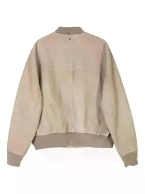 SALVATORE SANTORO Buttoned Bomber Jacket