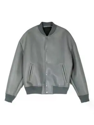SALVATORE SANTORO Leather Bomber Jacket