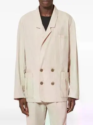 MARANT Yhann Double-breasted Jacket - Neutrals
