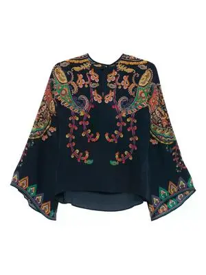 Etro Trimmed Blouses