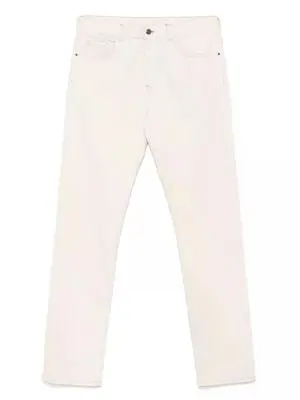 Canali Straight-leg Cotton-blend Jeans