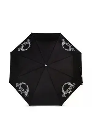 Moschino Logo-motif Umbrella - Black