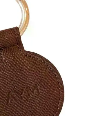AMOR Y MEZCAL Round-shape Leather Clip