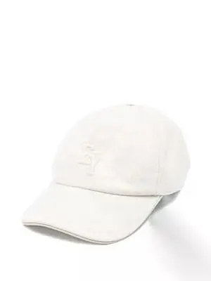 Eleventy Logo-embroidered Baseball Cap - Neutrals