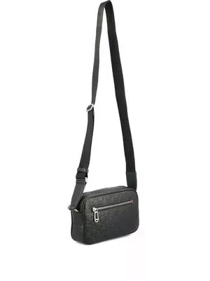 Gucci Gg Embossed Shoulder Bag - Black