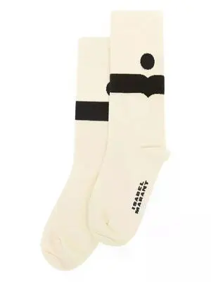 MARANT Nesson Graphic Socks - Neutrals
