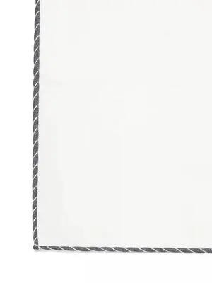 Eleventy Contrasting-trim Pocket Square