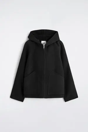 Cos Double-faced Wool Zip-up Hoodie