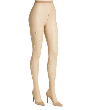 HIGH HEEL JUNGLE Pearly Sheer Tights - Nude